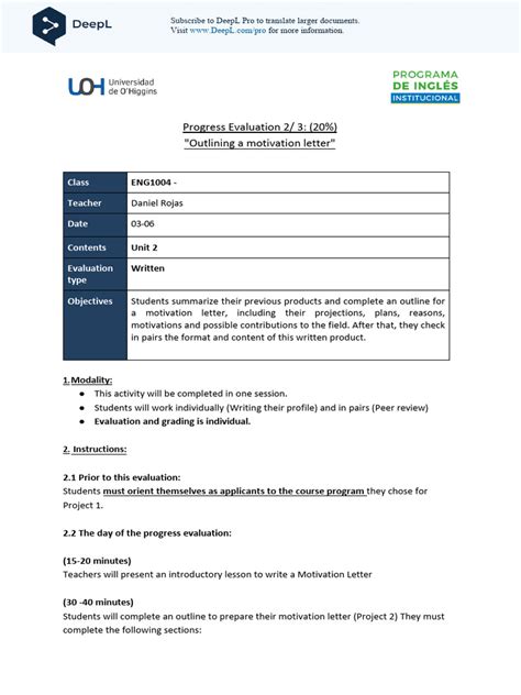 Progress Evaluation 2 Guidelines Template And Peer Review En Pdf Evaluation Progress Evaluation 2 Guidelines Template And Peer Review En Pdf Evaluation