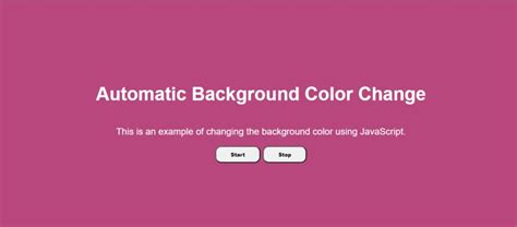 Automatic Background Color Change Using JavaScript In Hindi