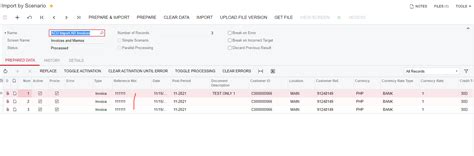 Ar Invoice Import Multiple Lines Community