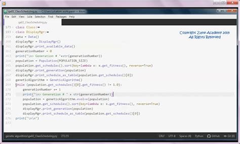 Prototype Project Class Scheduling W Genetic Algorithms And Python