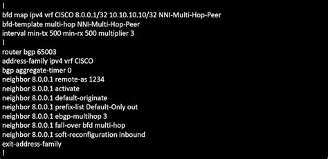 BGP Protocol BFD C Bit Feature The Network DNA