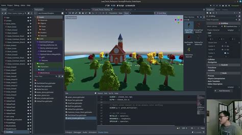 How To Create Wind Effect With Godot Vertex Shader Youtube