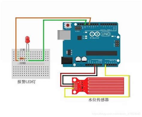 「雕爷学编程」arduino动手做（24）——水位传感器模块 water sensor流程图 csdn博客