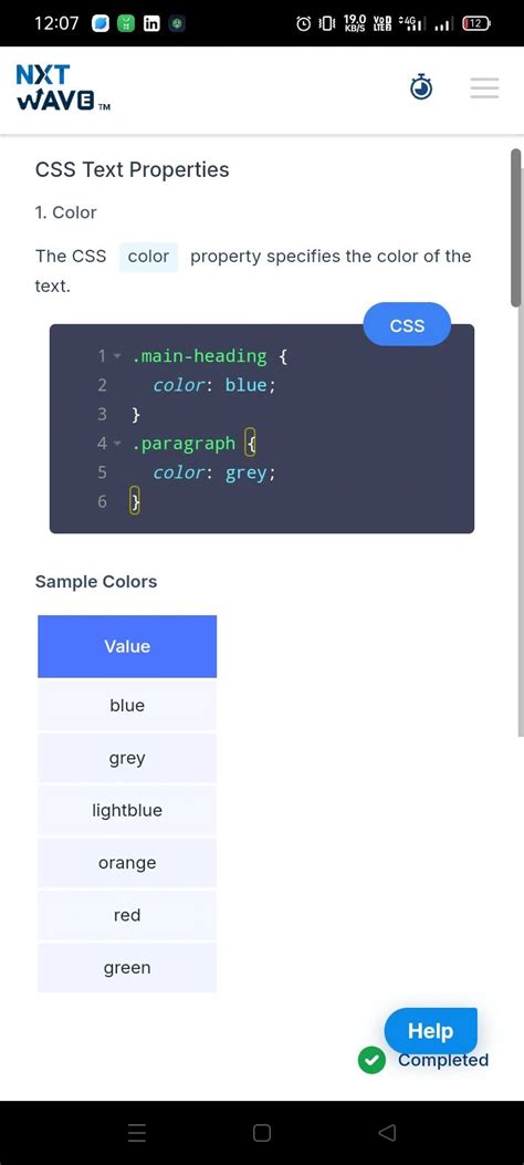 Mohit Jangir On Linkedin Day9 Css Rahulattuluri Nxtwavetech