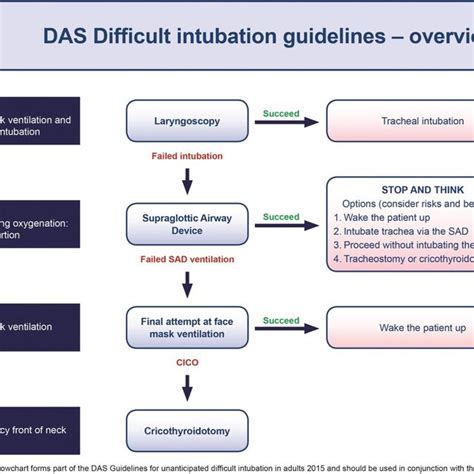 Management Of Unanticipated Difficult Tracheal Intubation In Adults Download Scientific