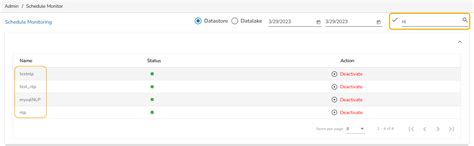 Schedule Monitor Administrative Settings