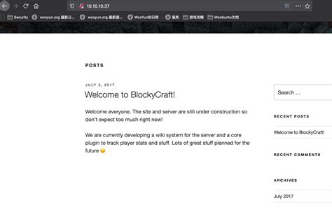 Blocky Hackthebox 喵喵喵喵 愚かな人間