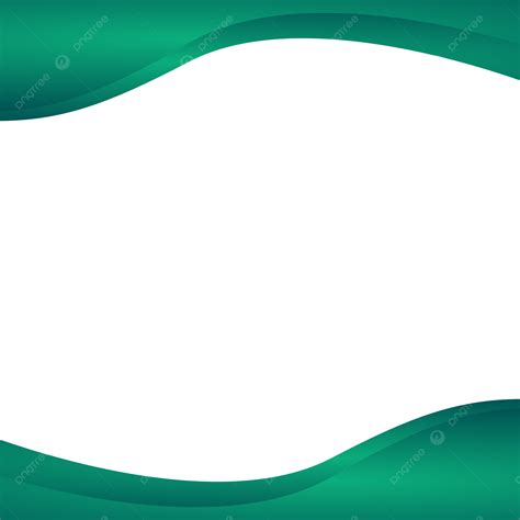 Header And Footer Green Wavy Gradient Vector Design Headers And