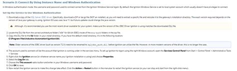 Sql Server Database Connection With Integrated Security Ignition Inductive Automation Forum