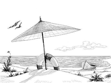 Рисунки карандашом лето 72 фото