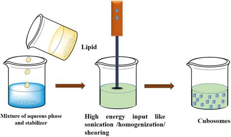 Preparation Of Cubosomes By Top Down Approach Download Scientific Diagram