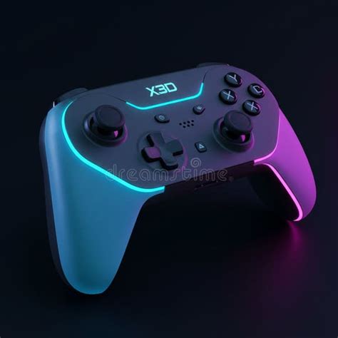 A Sleek Gaming Controller Labeled X3d Featuring A Matte Black Finish With Prominent Stock