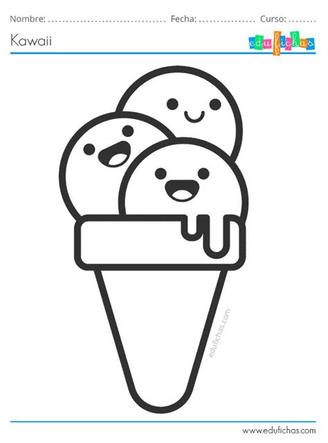 Dibujos Kawaii Para Colorear Descarar Dibujos Coloreables Estilo