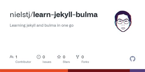 github nielstj learn jekyll bulma learning jekyll and bulma in one go