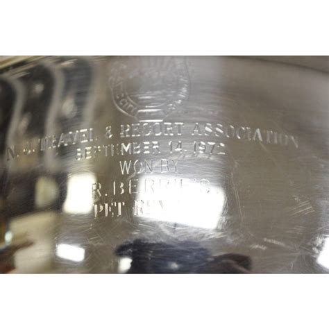 Vintage Gorham Ep Yc781 Silver Plated Atlantic City Racing Trophy Award