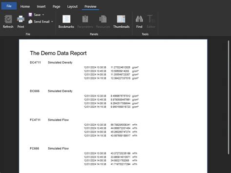 Basic Report Layout Design
