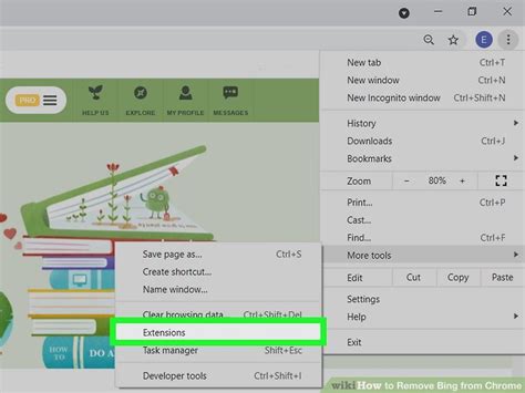 How To Remove Bing From Chrome Steps With Pictures WikiHow