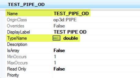 OpenPLANT AutoPLANT How To Map Custom Double Type Property In OpenPlant Modeler Communities