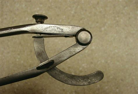 Antique Compass Dividercookes Pat 12 12 18719 78wno Pencil Clip
