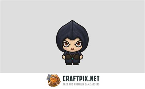 Wizard 4 Direction Sprites By Free Game Assets Gui Sprite Tilesets