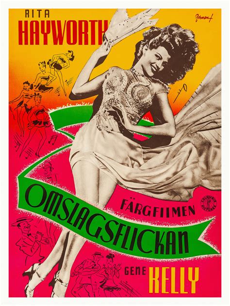 Cover Girl Ft Rita Hayworth Retro Movie Cinema Reproductions De