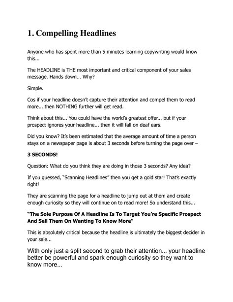 Solution 115 Copywriting Cheat Sheet Studypool