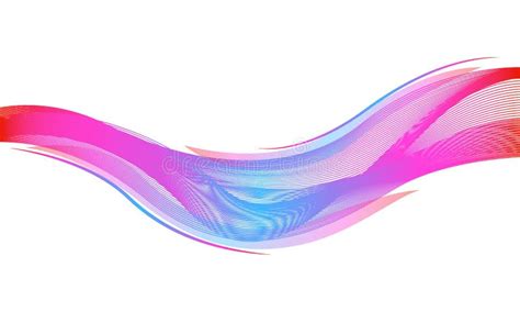 Colorful Wave Design Modern Background Stock Illustration