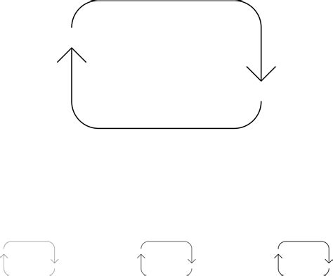 Back Front Twitter Sets Bold And Thin Black Line Icon Set 19180587 Vector Art At Vecteezy