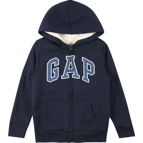 Gap Суичъри с качулка опушено синьо тъмносиньо бяло Glamibg