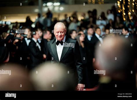Cannes France May 21 Joachim Trier Stellan Skarsgård Elle Fanning And Anders Danielsen Lie