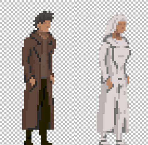 X Male And Female Sprites Character Template Opengameart Org