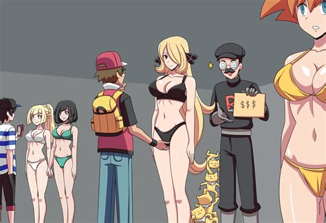 Pokégirls Lined Up Rnintendowaifus