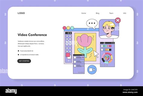 Digital Design Process Concept Artist Refining A Floral Artwork On Software Interface With