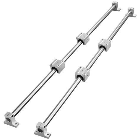 Vevor Linear Guide Rail Set Sfc20 1000mm 2 Pcs 39 4 In 1000 Mm Sfc20