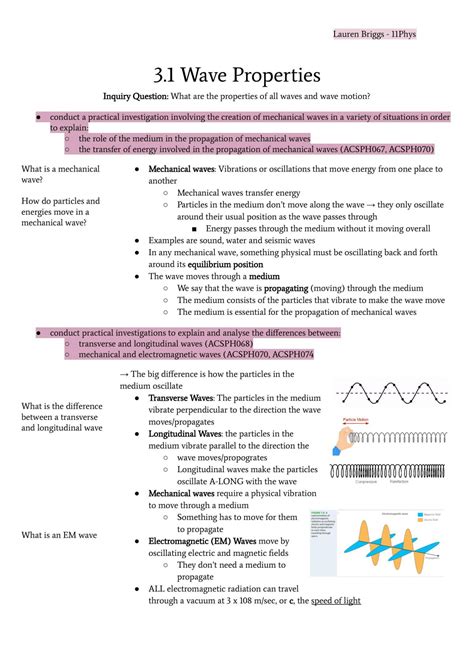 Preliminary Physics Notes Module 1 4 Physics Year 11 Hsc Thinkswap