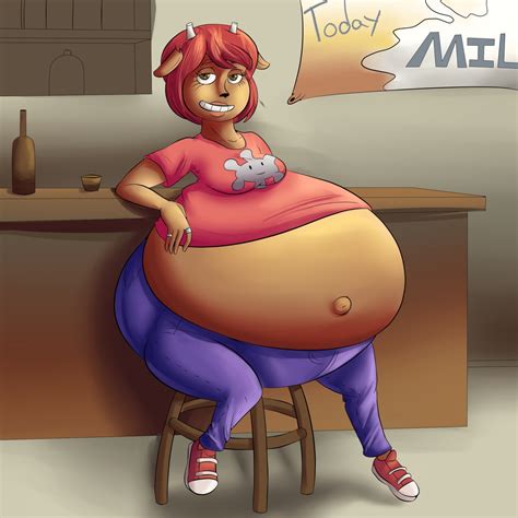 Female Belly Inflation