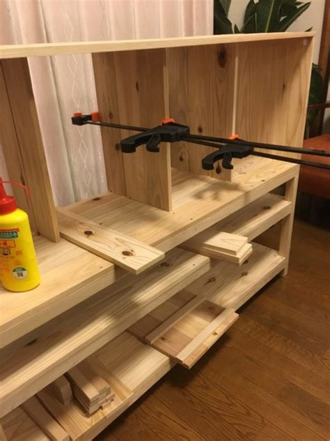 格子戸がおしゃれな和風食器棚をdiy！ さくやこのはのdiy