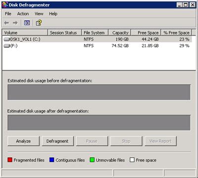 Run Defrag On Your Hard Drive