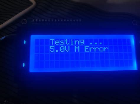 Getting Testing 50v M Error When Switching On Arduino Uno Programming Arduino Forum