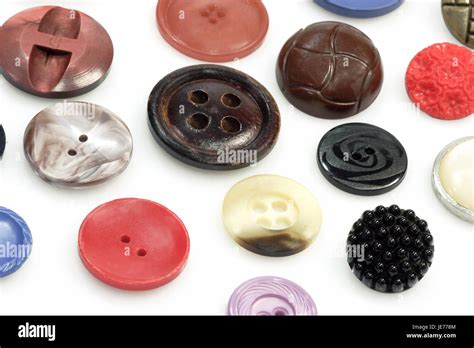 Different Colors And Shades Buttons On Bright Background Stock Photo