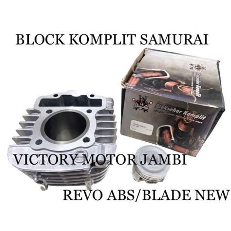 Jual Blok Block Komplit Cylinder Assy Revo Abs Blade New Samurai Di