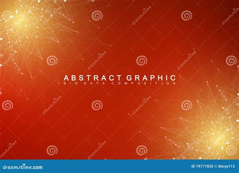 Graphic Abstract Background Communication Big Data Complex Perspective Backdrop Of Depth Stock