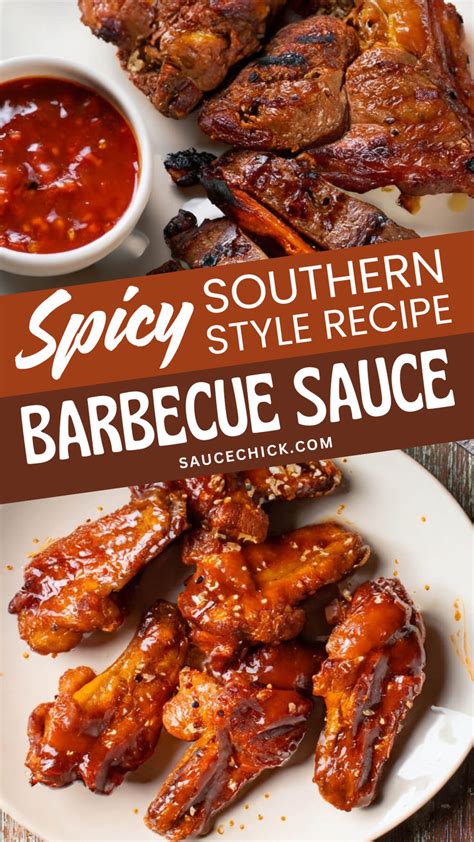 Spicy Southern Style Barbecue Sauce Recipe Homemade Sauce Recipe