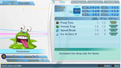 Numemon Digimon Digimon Story Cyber Sleuth Hackers Memory And Complete Edition Grindosaur