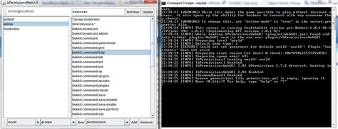 Overview Bpermissionswebgui Bukkit Plugins Projects Bukkit
