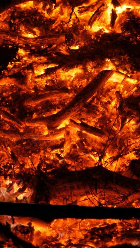 A Fire Is Burning In A Fireplace Free Stock Video Footage Royalty Free
