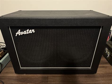 Avatar Contemporary 2x12 Amp Cabinet Black White Celestion V30s