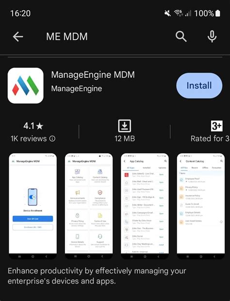 Enroll First Android Device Android Device Enrollment Manageengine Mobile Device Manager Plus