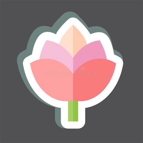 Sticker Rose Suitable For Wedding Symbol Simple Design Editable Design Template Vector Stock
