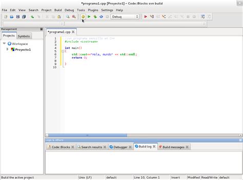 Escribir Y Ejecutar Un Programa En C Con Code Blocks En Linux